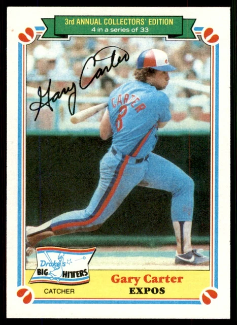 1983 TOPPS DRAKE'S Big Hitters Gary Carter Montréal Expos #4 EUR 2,15 ...