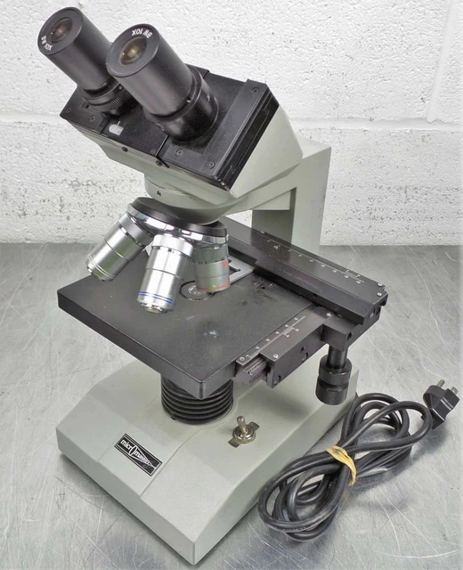 FISHER SCIENTIFIC E MicroMaster Microscope Binocular Includes 3 ...