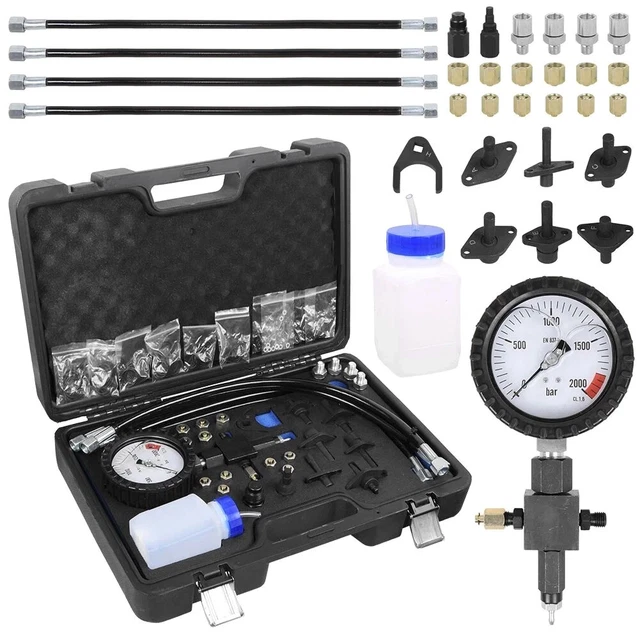 MASTER COMMON RAIL Diesel High Pressure Tester Kit Injection Pipe Blank ...