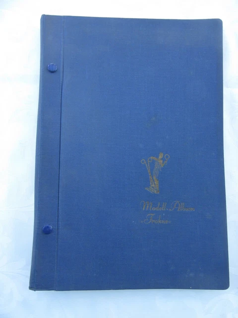 MUSTER KATALOG FROHNE Mode Album mit Schnittmustern 1935 Schneider 8 ...