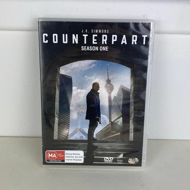 COUNTERPART DVD SEASON 1 2017 J.K. Simmons Region 2 4 5 PAL Free ...