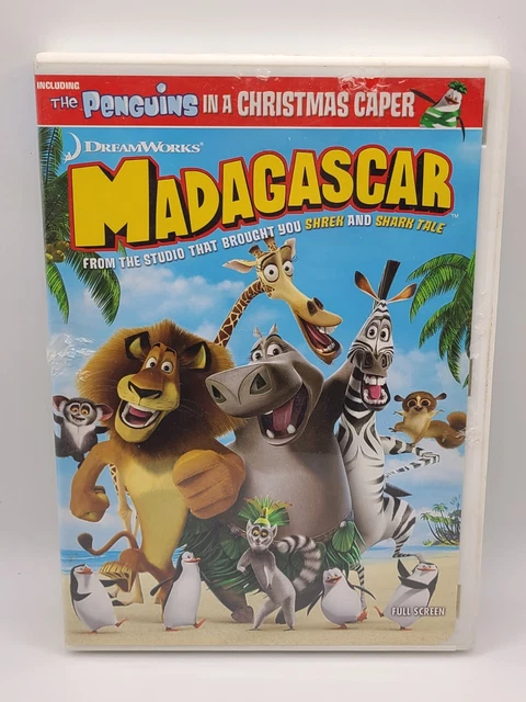 MADAGASCAR (DVD, 2005, Widescreen) Including The Penguin in a Christmas ...