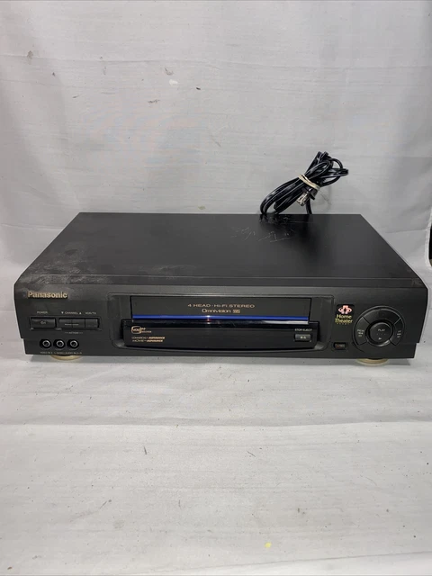 PANASONIC PV-V4521 VCR Blueline 4 Head Omnivision VHS Recorder & Remote ...