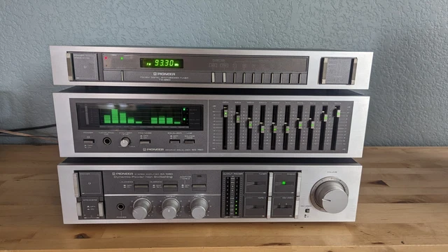 PIONEER SA-1050 AMPLIFIER, SG-750 Graphic Equalizer, TX-950 Tuner WORKING CLEAN EUR 444,48 ...