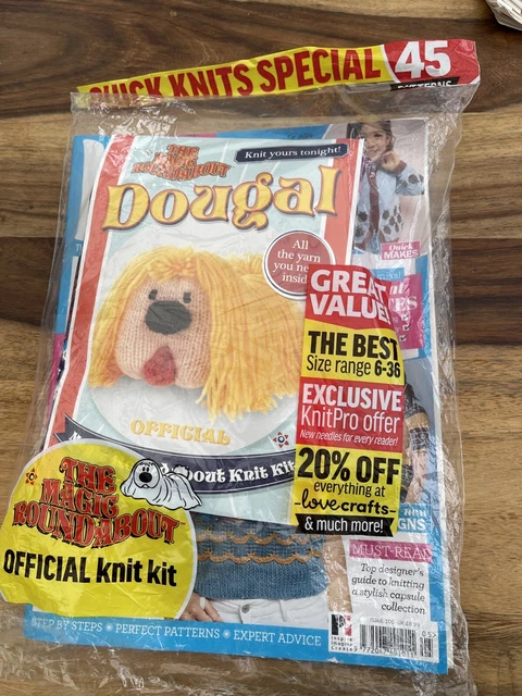 THE MAGIC ROUNDABOUT DOUGAL knitting Pattern KNIT NOW MAGAZINE Issue ...