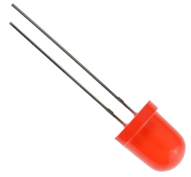 100 X ROUGE 8mm LED Diffusée 800mcd 40° EUR 23,84 - PicClick FR