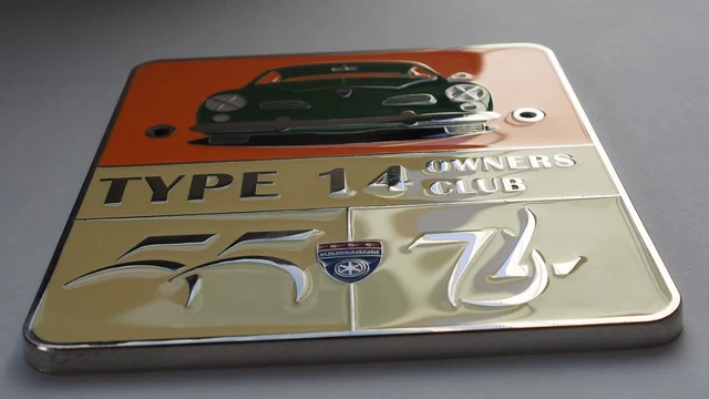 VW KARMANN GHIA Grill badge Emblem Karmann coupe convertible 1200 1300 ...