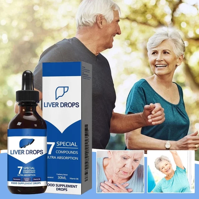 1-5X LIVER DROPS Liver Liquid Drops, 7 Special Compounds Ultra ...