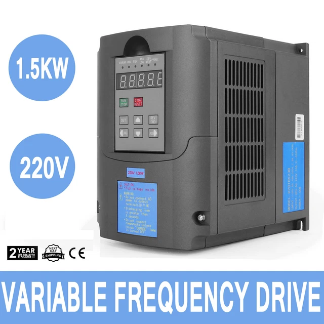 220V VARIABLE VARIATEUR de Fréquence UniverselVFD Régulateur Inverseur Numérique EUR 70,20 ...