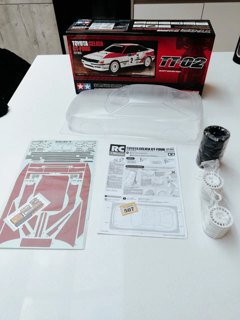 TAMIYA TOYOTA CELICA Gt-Four (St165) Bodyshell Decals Stickers 4 Wheels ...