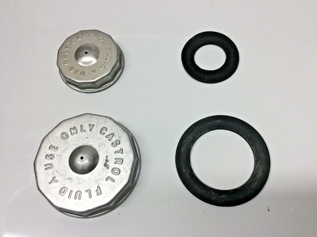 TRIUMPH VITESSE/GT6/SPITFIRE BRAKE & Clutch Master Cylinder Cap x2 ...