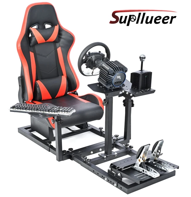SUPLLUEER FLIGHT SIM Cockpit Steering Wheel Stand For Thrustmaster ...