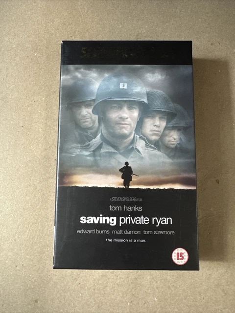 SAVING PRIVATE RYAN VHS Video Cassette Tape - Tom Hanks, Steven ...