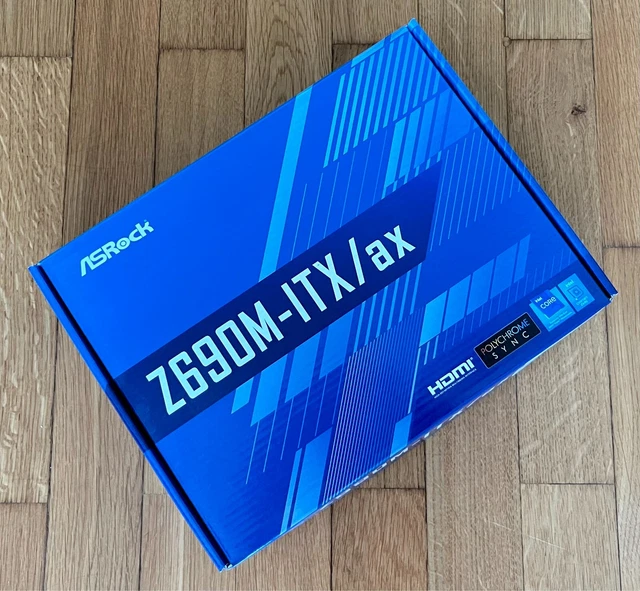 ASROCK Z690M-ITX/AX MOTHERBOARD. Intel LGA 1700. WiFi. DDR4. Dragon 2 ...
