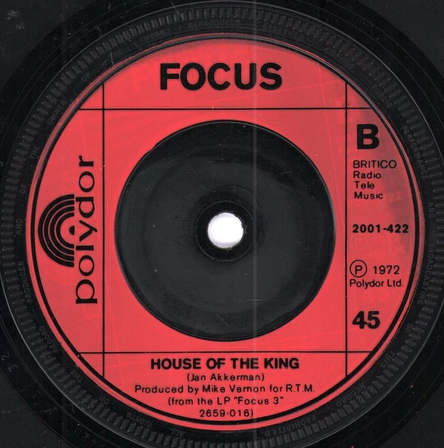 FOCUS SYLVIA 7& vinyle UK Polydor 1973 2001422 EUR 5,34 - PicClick FR