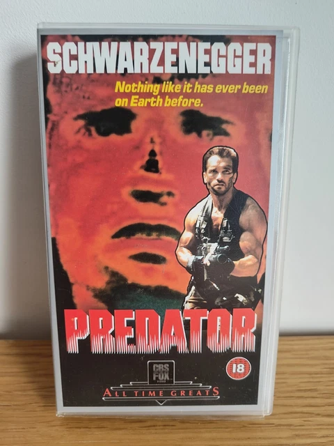PREDATOR 1987 VHS Arnold Schwarzenegger Carl Weathers 20th Century Fox ...