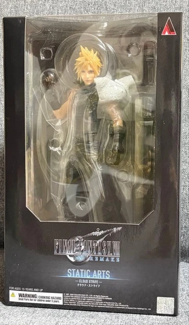 FINAL FANTASY VII Remake Static Arts Cloud Strife Figura Nuevo Sin ...