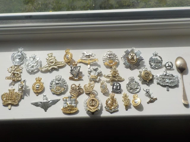 ARMY BADGES JOB Lot All Ages Cast Alloy ? World War I & Ii Military EUR ...