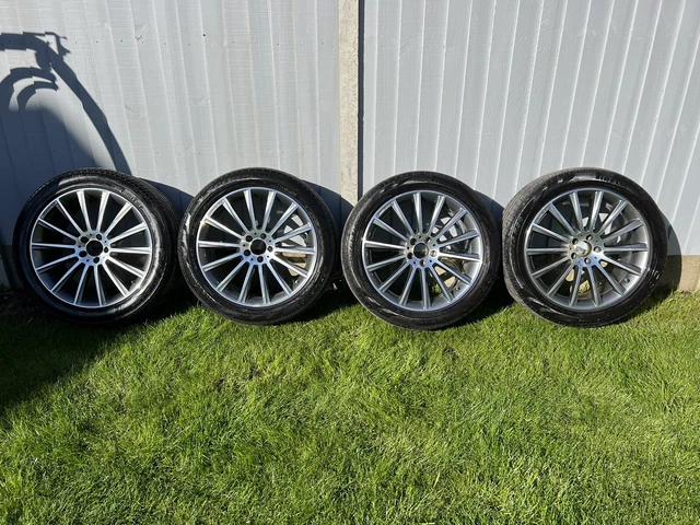 GENUINE MERCEDES GLC Turbine AMG 20" Alloy Wheels With Tyres A2534011900 £1,000.00 - PicClick UK