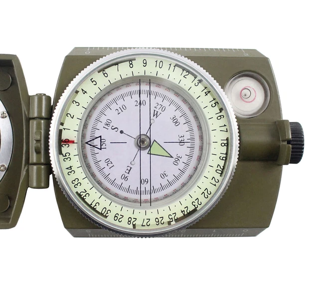 2024 NEW STYLE Professional Military Army Metal Sighting Compass ...