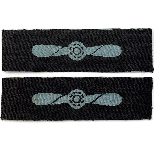 WW2 ROYAL AIR Force RAF Leading Aircraftman PRINTED Cloth Insignia Rank ...