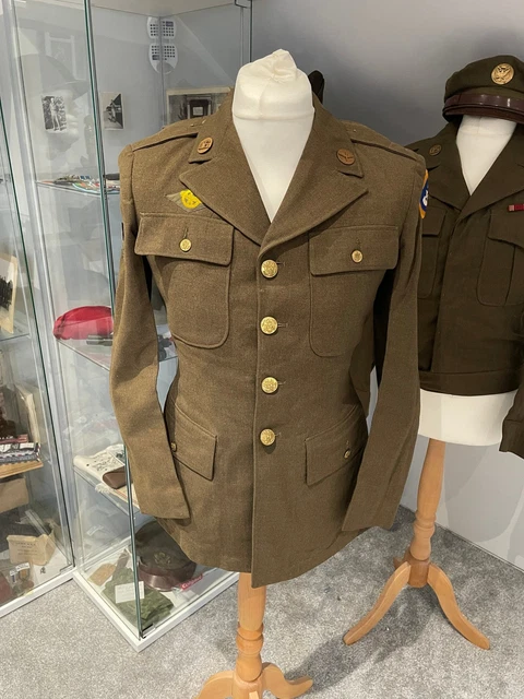 ORIGINAL WORLD WAR Two Enlisted Man's Class A Tunic, 3rd Air Force, 37R ...