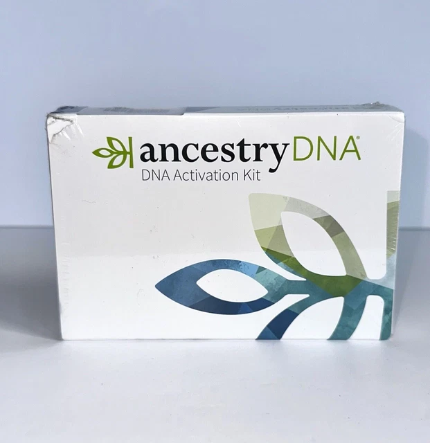 ANCESTRYDNA GENETIC TEST Kit: Complete DNA Activation Kit - New In Box ...