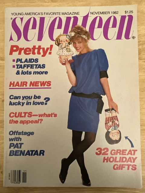 SEVENTEEN MAGAZINE NOVEMBER 1982 No Label - Janet Rooney Vintage 1980’s ...