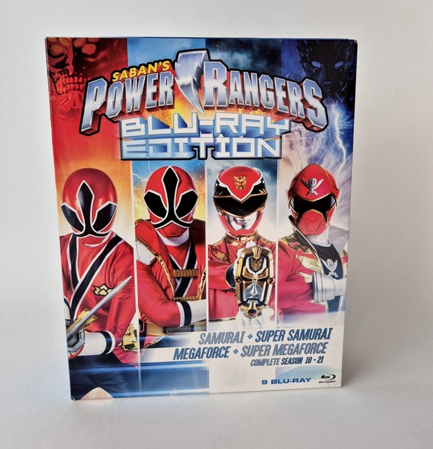 POWER RANGERS STAFFEL 18-21 (Blu-Ray Edition) Komplettbox Samurai ...