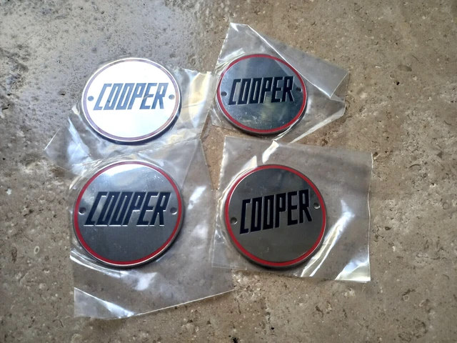 CLASSIC MINI JOHN Cooper S Mpi Sportspack Alloy Wheel Centre Badges ...