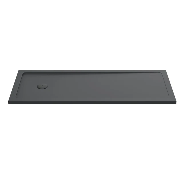 SLATE GREY 1700 x 700mm Slimline Bath Replacement Shower Tray ...