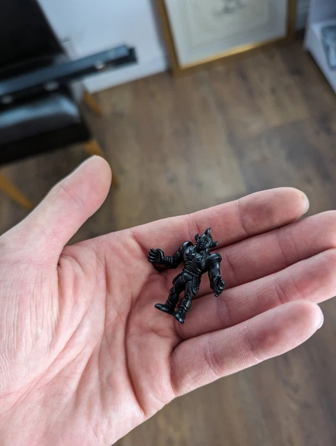 MINIFIGURE VINTAGE EXOGINI Cosmix Muscle Minotauro nera anni '80 rara ...