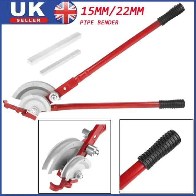 HARDNESS 15MM/22MM PIPE Bender Plumbers Tool 180° Handheld Bending Tube ...