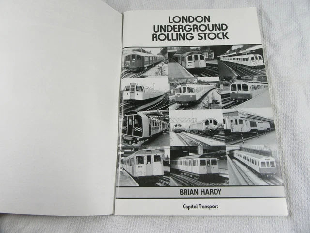 LONDON UNDERGROUND ROLLING Stock - Brian Hardy 1986 10th edition PB EUR ...