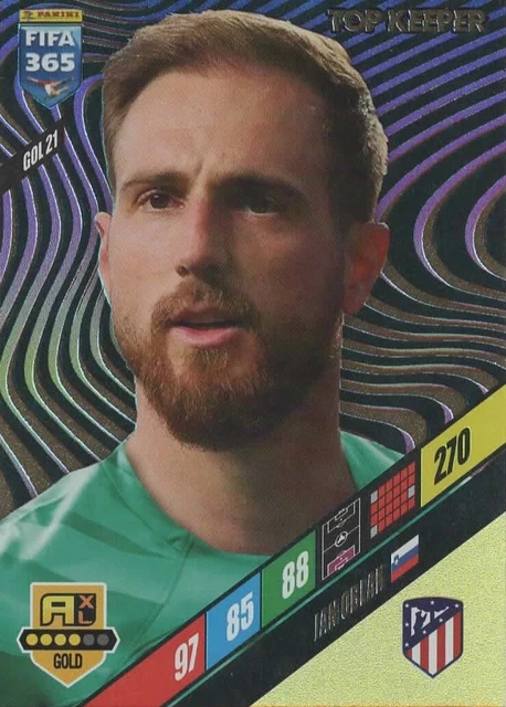 PANINI FIFA 365 Adrenalyn XL 2024 GOL21 Gold / Top Keeper Jan Oblak EUR ...