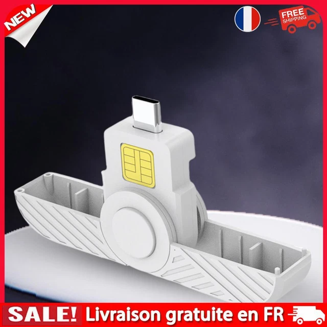 USB CARD READER Type-C USB Common Access CAC for SIM Chip ID Card ...