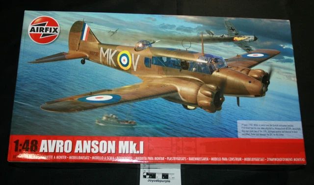 AIRFIX AVRO ANSON Mk.I 1:48 scale model plane kit A09191. Sealed box. £ ...