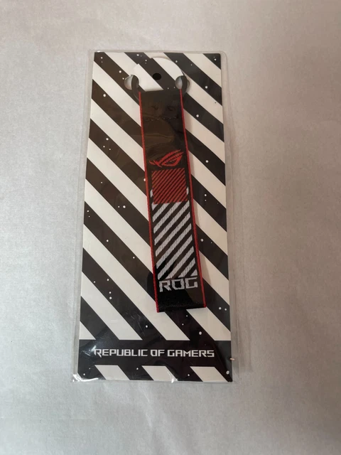 ASUS ROG REPUBLIC of Gamers Key chain ring Lanyard new 15320-00181000 ...