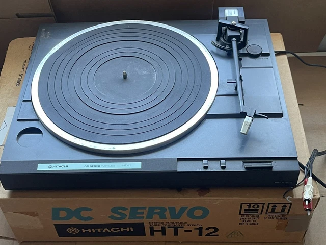 HITACHI HT-12 DC Servo Belt Drive Turntable 1984 RARE VINTAGE EUR 57,19 ...