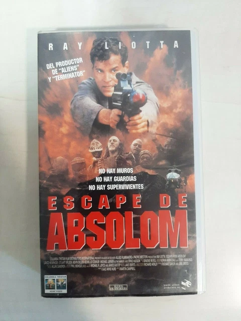 &ALIENS & &&TERMINATOR&& Producer Absolom vhs Tape Ray Liotta Escape" £ ...