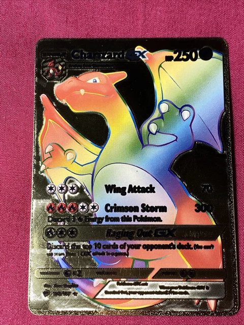 CHARIZARD GX RAINBOW Golden Card Custom Golden Card EUR 9,98 - PicClick IT