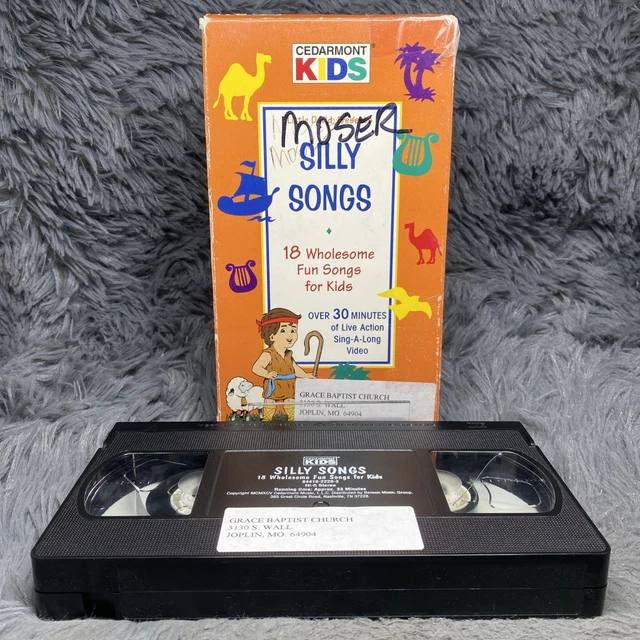 SILLY SONGS VHS Tape 1995 Cedarmont Kids Video Sing Along Fun Songs For ...