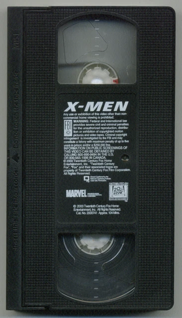 X-MEN; 2000 VHS; Hugh Jackman, Patrick Stewart £7.24 - PicClick UK