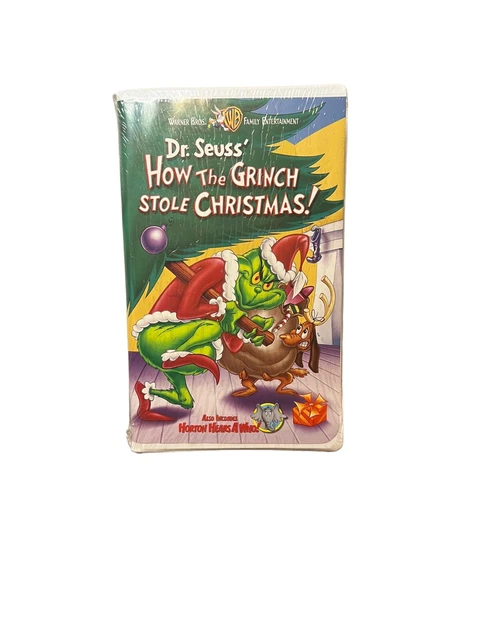 WB DR SEUSS How The Grinch Stole Christmas VHS Vintage 1999 Sealed ...
