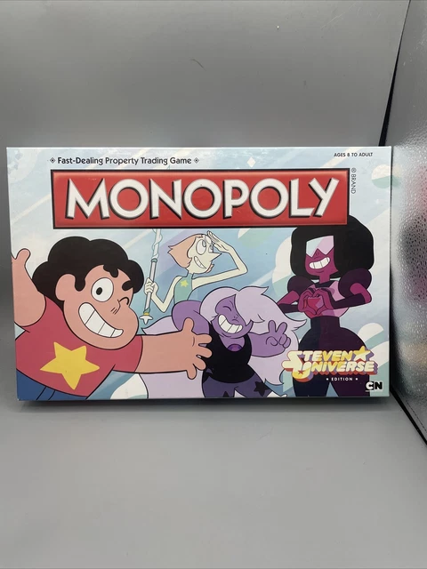STEVEN UNIVERSE MONOPOLY Hasbro Cartoon Network Complete All Pieces £40 ...