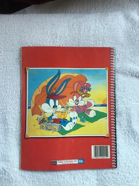 TINY TOON ADVENTURES -Vintage Panini Sticker Album Book - Incomplete ...