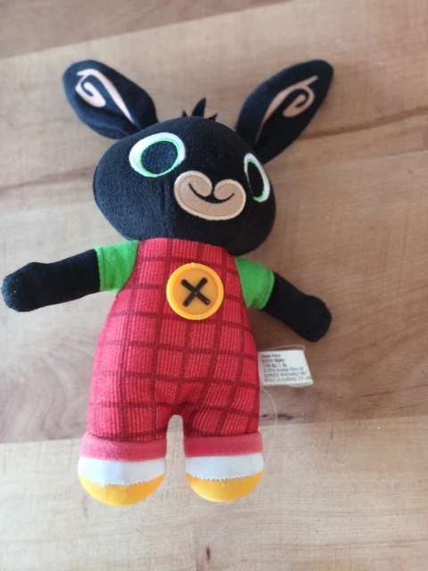 FISHER PRICE MATTEL 2014 Bunny Rabbit Soft Plush Toy Checked Outfit 7.5 ...