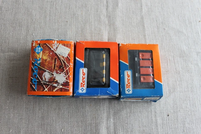 ROCO HO COMMANDE interrupteurs boitiers impulsion 10520-10524-10526 Lot ...