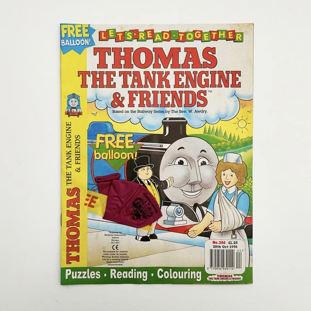 VINTAGE THOMAS THE Tank Engine & Friends Magazine No 288 Comic 1998 ...