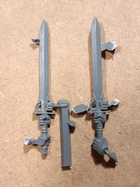NEMESIS FORCE POWER Sword Grey Knight Space Marine Two Handed x2 ...